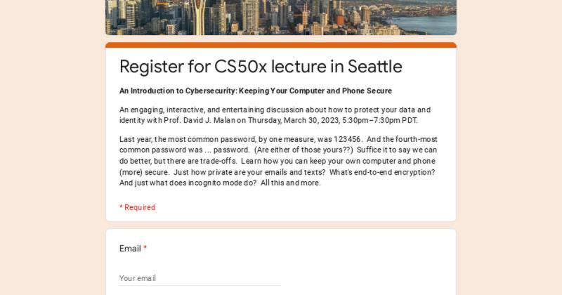 Norberto Nava on LinkedIn: Register for CS50x lecture in Seattle Norberto Nava on LinkedIn: Register for CS50x lecture in Seattle
