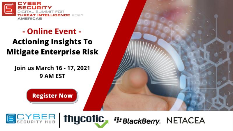 I just registered for Cyber Security Digital Summit: Threat ... I just registered for Cyber Security Digital Summit: Threat ...