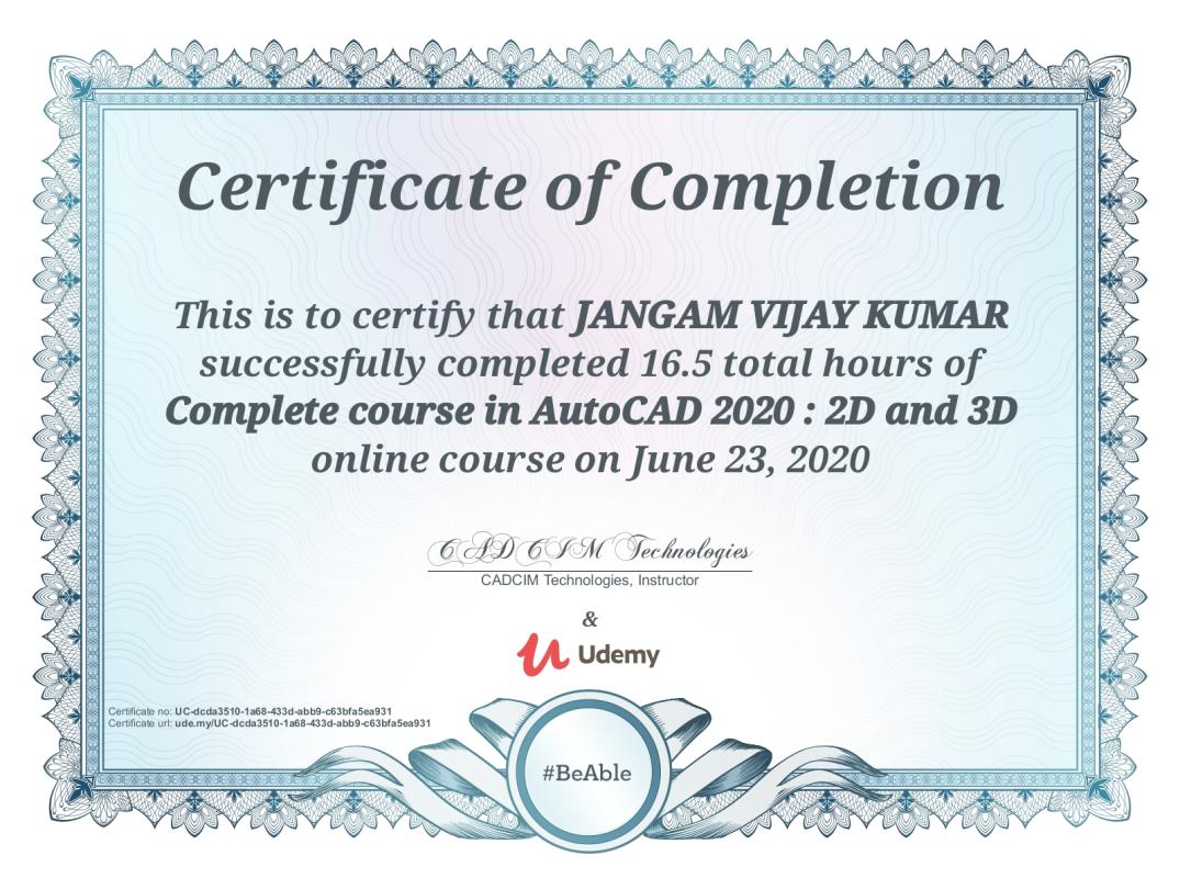 JANGAM VIJAY KUMAR on LinkedIn: #udemy #cadcim_technologies JANGAM VIJAY KUMAR on LinkedIn: #udemy #cadcim_technologies