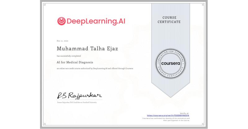 Talha Ejaz Hussain on LinkedIn: Completion Certificate for AI for ... Talha Ejaz Hussain on LinkedIn: Completion Certificate for AI for ...