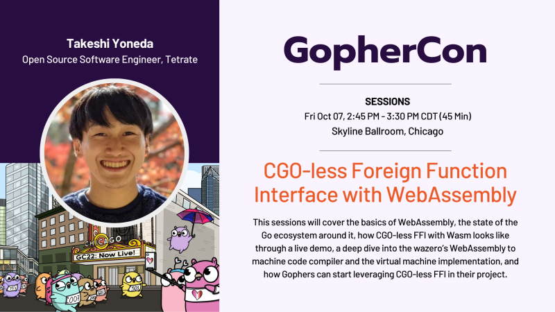Tetrate on LinkedIn: ️ Get ready for GopherCon this Friday in Chicago ... Tetrate on LinkedIn: ️ Get ready for GopherCon this Friday in Chicago ...