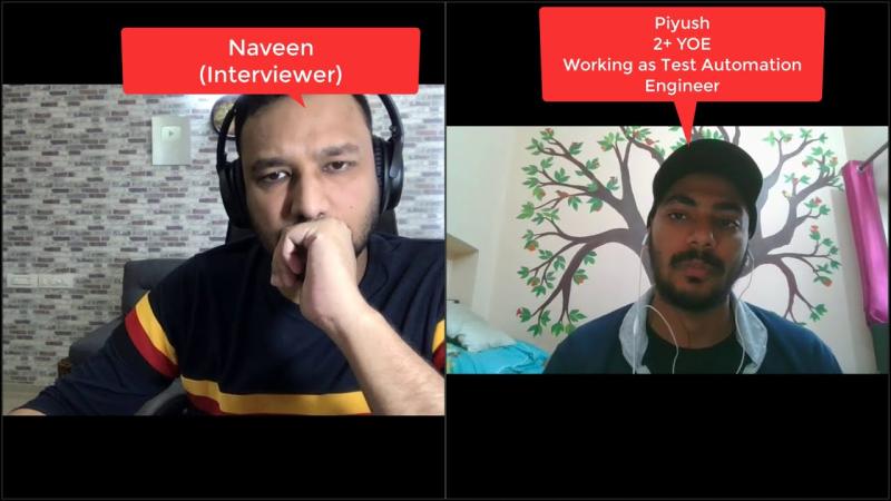 Sumit Vats on LinkedIn: Testing Mock Interview - 2+ Years of Experience ... Sumit Vats on LinkedIn: Testing Mock Interview - 2+ Years of Experience ...