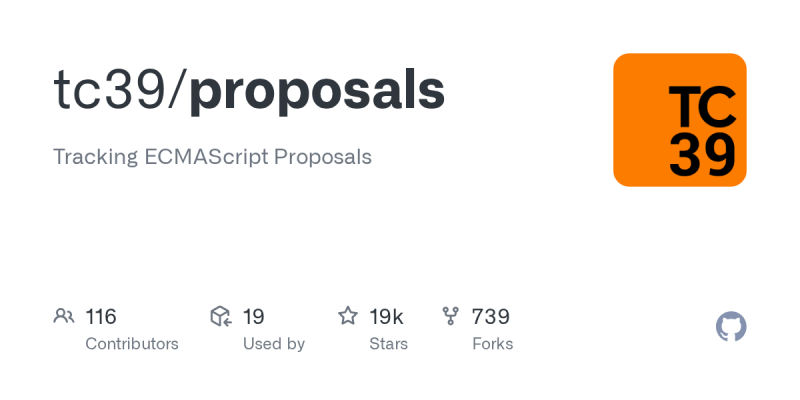 Shaheen Umar on LinkedIn: GitHub - tc39/proposals: Tracking ECMAScript ... Shaheen Umar on LinkedIn: GitHub - tc39/proposals: Tracking ECMAScript ...
