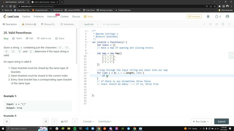 George Stemmann on LinkedIn: Valid Parentheses leetcode dsa interview ... George Stemmann on LinkedIn: Valid Parentheses leetcode dsa interview ...