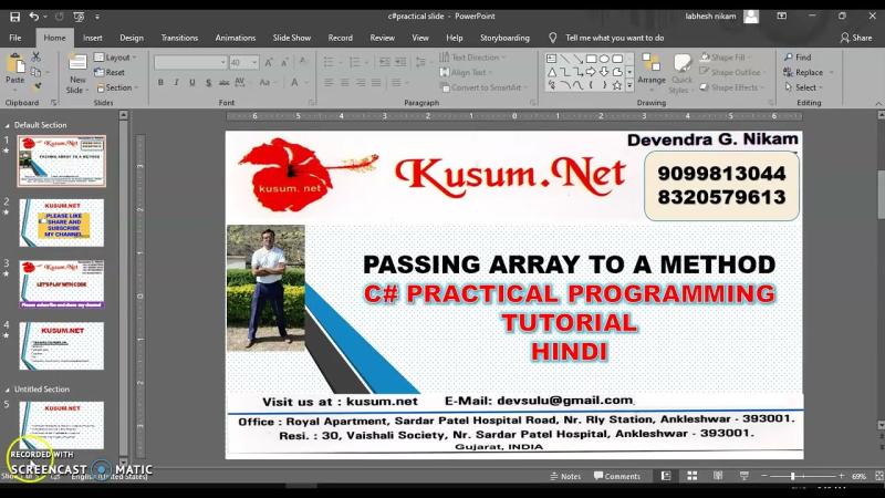 Devendra Nikam on LinkedIn: PASSING ARRAY TO A METHOD || C# PRACTICAL ... Devendra Nikam on LinkedIn: PASSING ARRAY TO A METHOD || C# PRACTICAL ...
