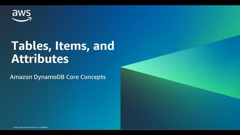 Tables, Items, and Attributes - Amazon DynamoDB Core Concepts | Amazon ... Tables, Items, and Attributes - Amazon DynamoDB Core Concepts | Amazon ...