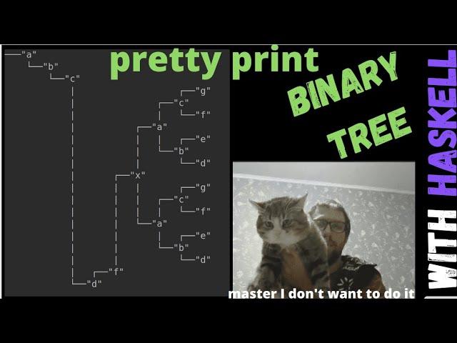 Evgeniy Malov on LinkedIn: Pretty print binary tree with haskell Evgeniy Malov on LinkedIn: Pretty print binary tree with haskell