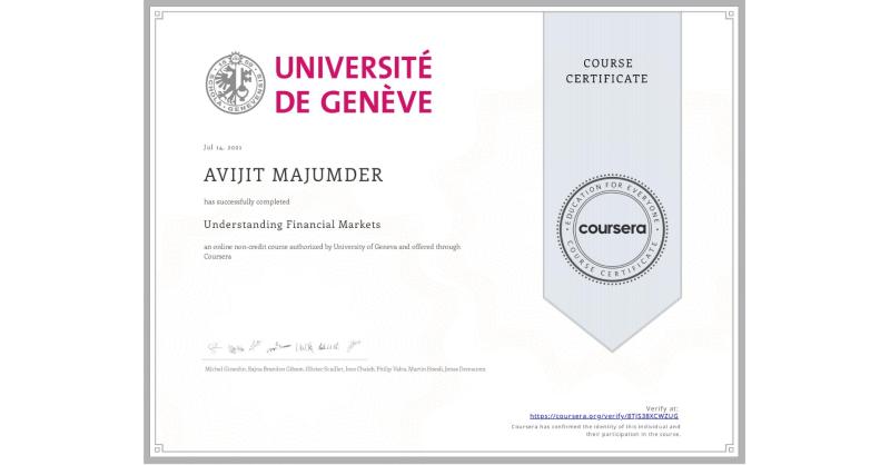 Avijit Majumder on LinkedIn: Completion Certificate for Understanding ... Avijit Majumder on LinkedIn: Completion Certificate for Understanding ...