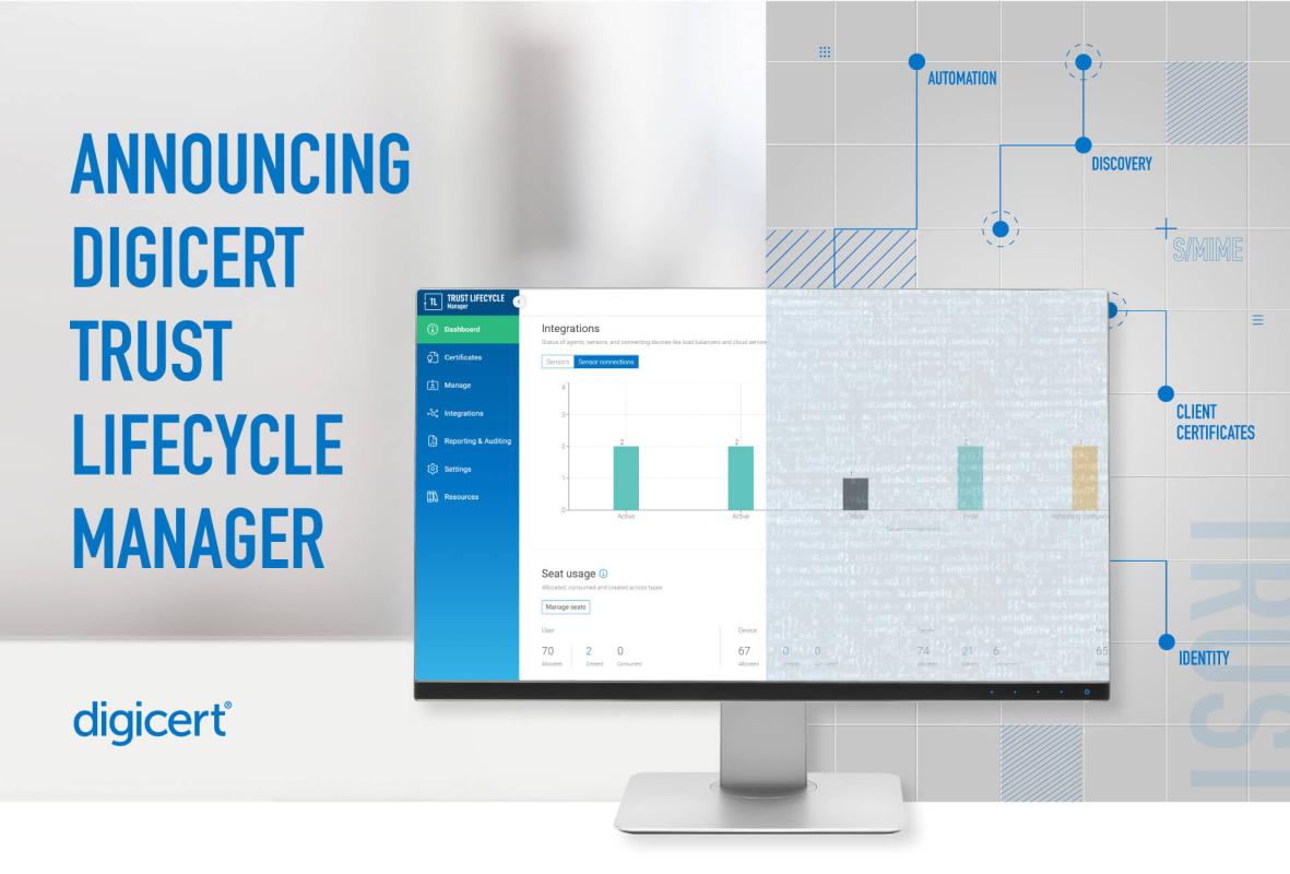 Victor Schooling on LinkedIn: DigiCert introduces DigiCert® Trust ... Victor Schooling on LinkedIn: DigiCert introduces DigiCert® Trust ...
