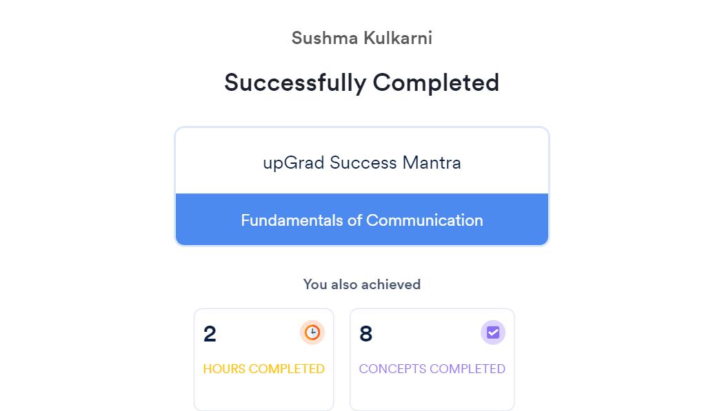 Sushma K on LinkedIn: upGrad Sushma K on LinkedIn: upGrad