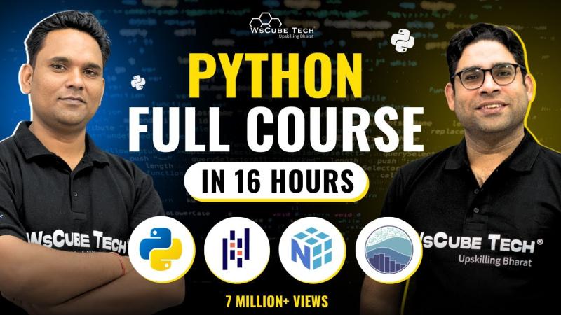 PYTHON Full Course for Beginners in 16 Hour (with Projects + Questions ... PYTHON Full Course for Beginners in 16 Hour (with Projects + Questions ...