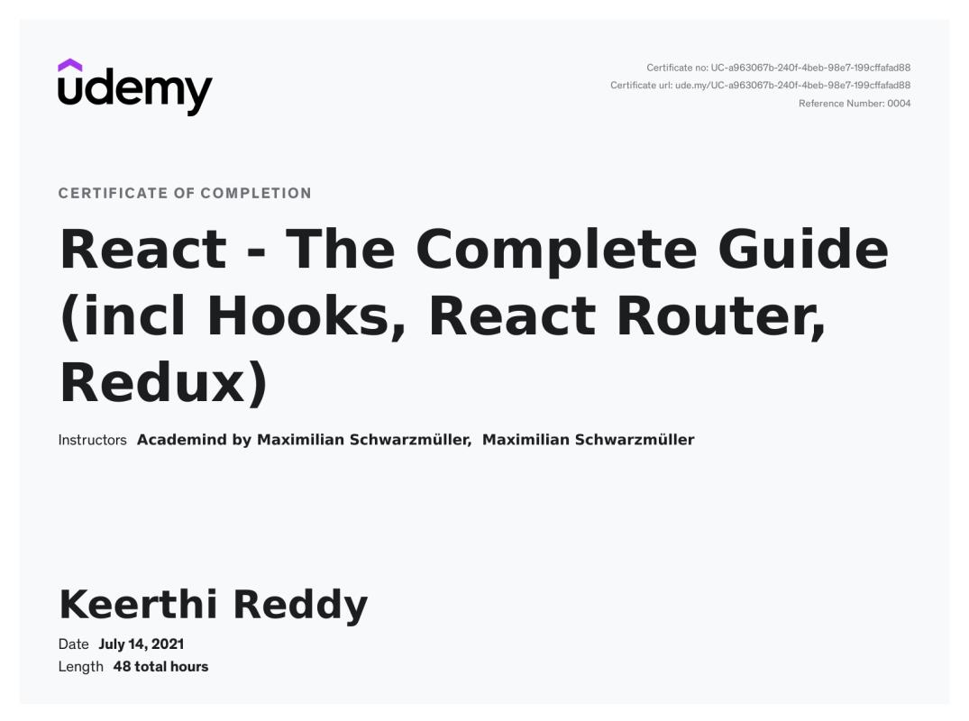 Keerthi Reddy on LinkedIn: #reactjs #reacthooks #react Keerthi Reddy on LinkedIn: #reactjs #reacthooks #react