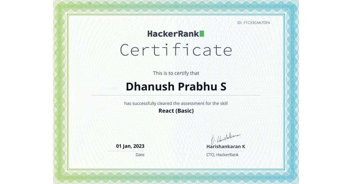 Dhanush Prabhu S on LinkedIn: #reactjs #reactdeveloper #jsdeveloper # ... Dhanush Prabhu S on LinkedIn: #reactjs #reactdeveloper #jsdeveloper # ...