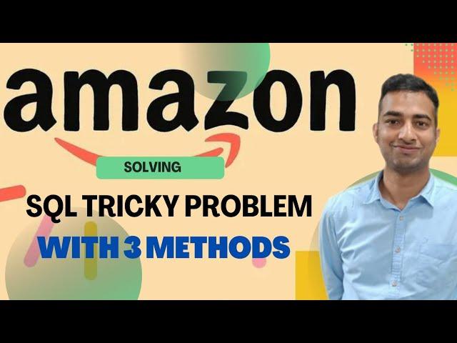 Adegboyega Aare on LinkedIn: Amazon SQL Interview Question for Data ... Adegboyega Aare on LinkedIn: Amazon SQL Interview Question for Data ...