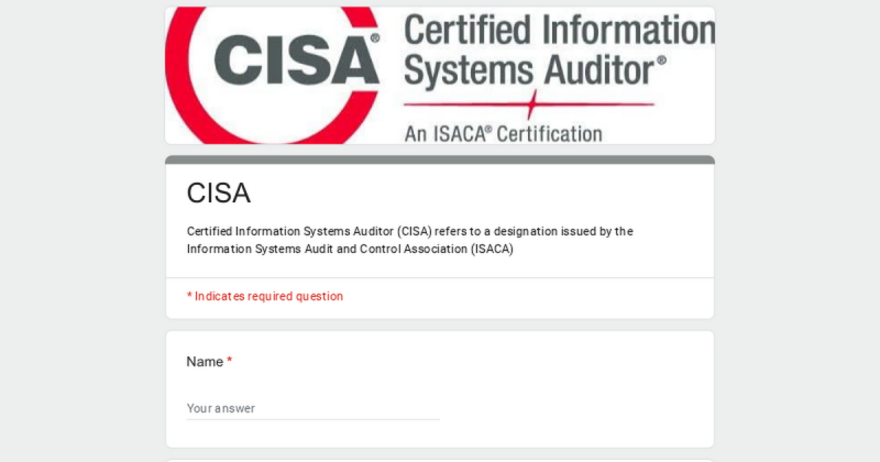Nishi singh on LinkedIn: CISA Nishi singh on LinkedIn: CISA