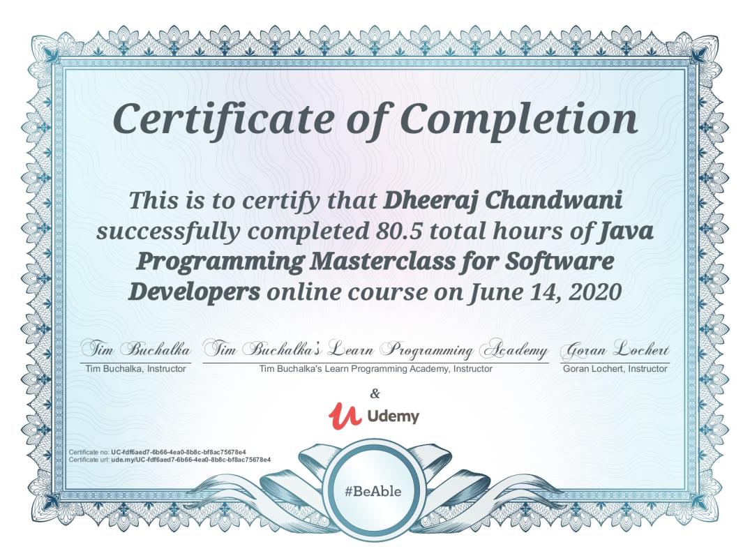 Dheeraj Chandwani on LinkedIn: #javaprogramming #javadeveloper Dheeraj Chandwani on LinkedIn: #javaprogramming #javadeveloper