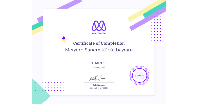 Meryem Sanem Kucukbayram on LinkedIn: Microverse HTML/CSS module ... Meryem Sanem Kucukbayram on LinkedIn: Microverse HTML/CSS module ...