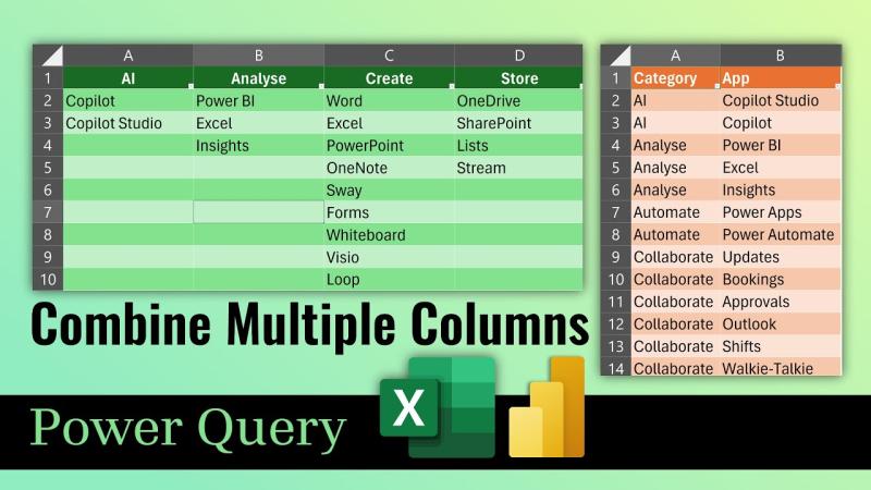 Michael Scholz on LinkedIn: Append multiple columns to one column ... Michael Scholz on LinkedIn: Append multiple columns to one column ...