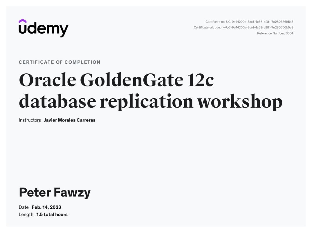Peter Fawzy on LinkedIn: Udemy Course Completion Certificate Peter Fawzy on LinkedIn: Udemy Course Completion Certificate