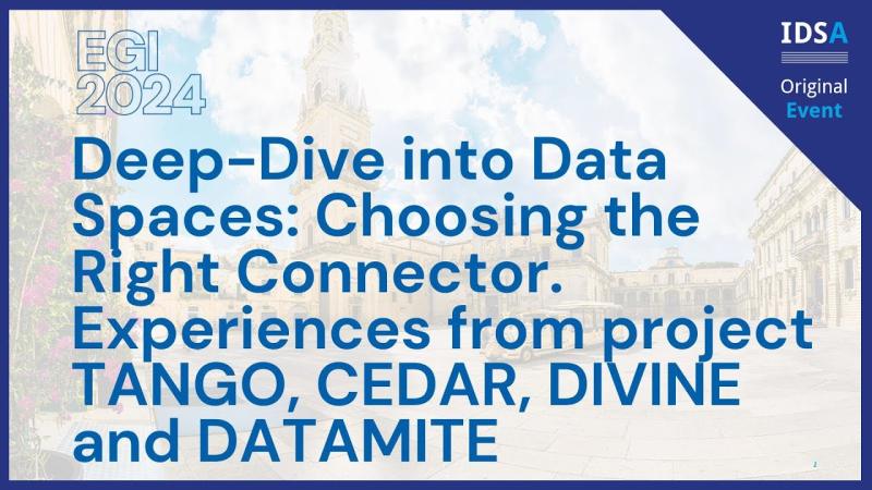 DATAMITE on LinkedIn: IDSA Workshop at EGI2024 | Deep-dive into data ... DATAMITE on LinkedIn: IDSA Workshop at EGI2024 | Deep-dive into data ...