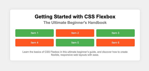 Meyoron Aghogho on LinkedIn: Getting Started with CSS Flexbox: The ... Meyoron Aghogho on LinkedIn: Getting Started with CSS Flexbox: The ...