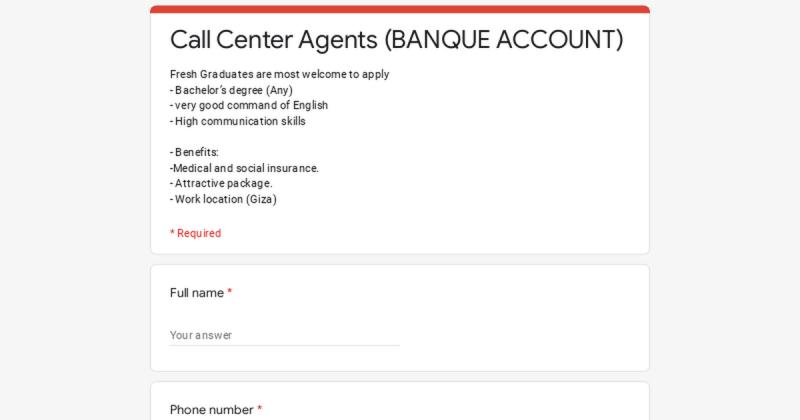 Mahmoud Hassanen on LinkedIn: Call Center Agents (BANQUE ACCOUNT) | 63 ... Mahmoud Hassanen on LinkedIn: Call Center Agents (BANQUE ACCOUNT) | 63 ...