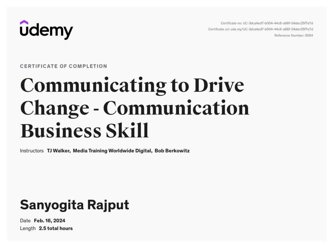 Completed Udemy's Completed Udemy's