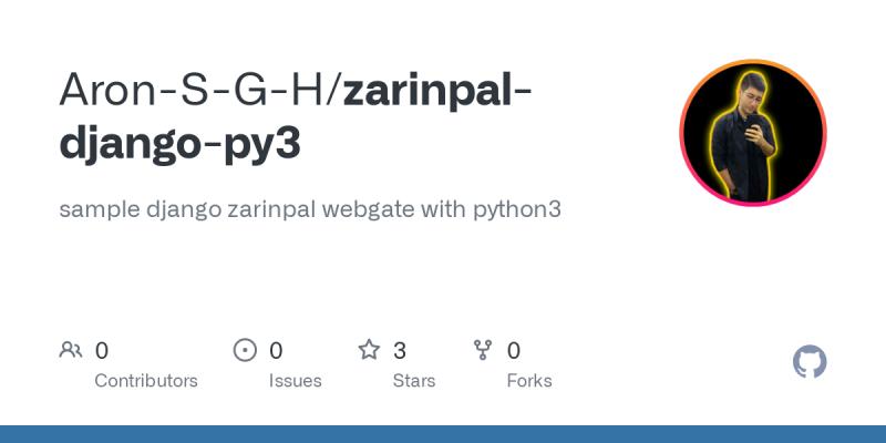 Aron Sadegh on LinkedIn: GitHub - Aron-S-G-H/zarinpal-django-py3 ... Aron Sadegh on LinkedIn: GitHub - Aron-S-G-H/zarinpal-django-py3 ...