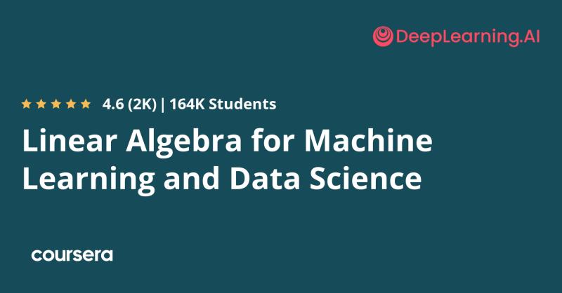 Vedanth G on LinkedIn: Linear Algebra for Machine Learning and Data Science Vedanth G on LinkedIn: Linear Algebra for Machine Learning and Data Science