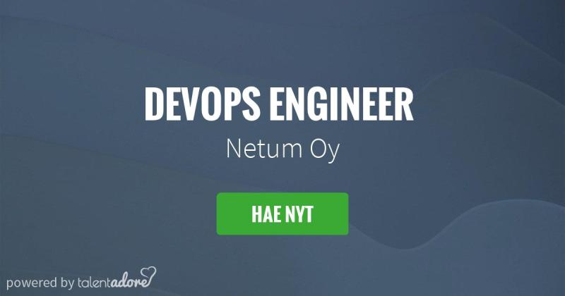 Tapani Höök on LinkedIn: DevOps Engineer Tapani Höök on LinkedIn: DevOps Engineer