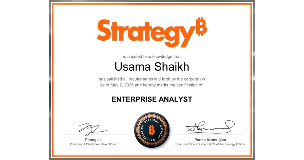 ENTERPRISE ANALYST • Usama Shaikh • Strategy | Usama Danish Shaikh ENTERPRISE ANALYST • Usama Shaikh • Strategy | Usama Danish Shaikh