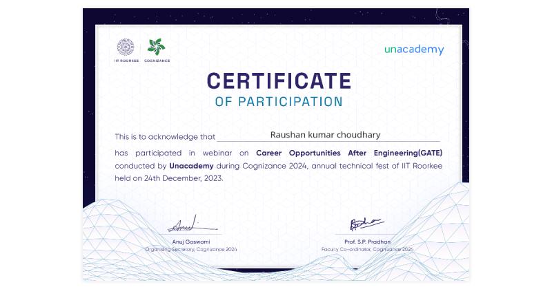 Raushan Choudhary on LinkedIn: Raushan kumar choudhary | Certificate of ... Raushan Choudhary on LinkedIn: Raushan kumar choudhary | Certificate of ...