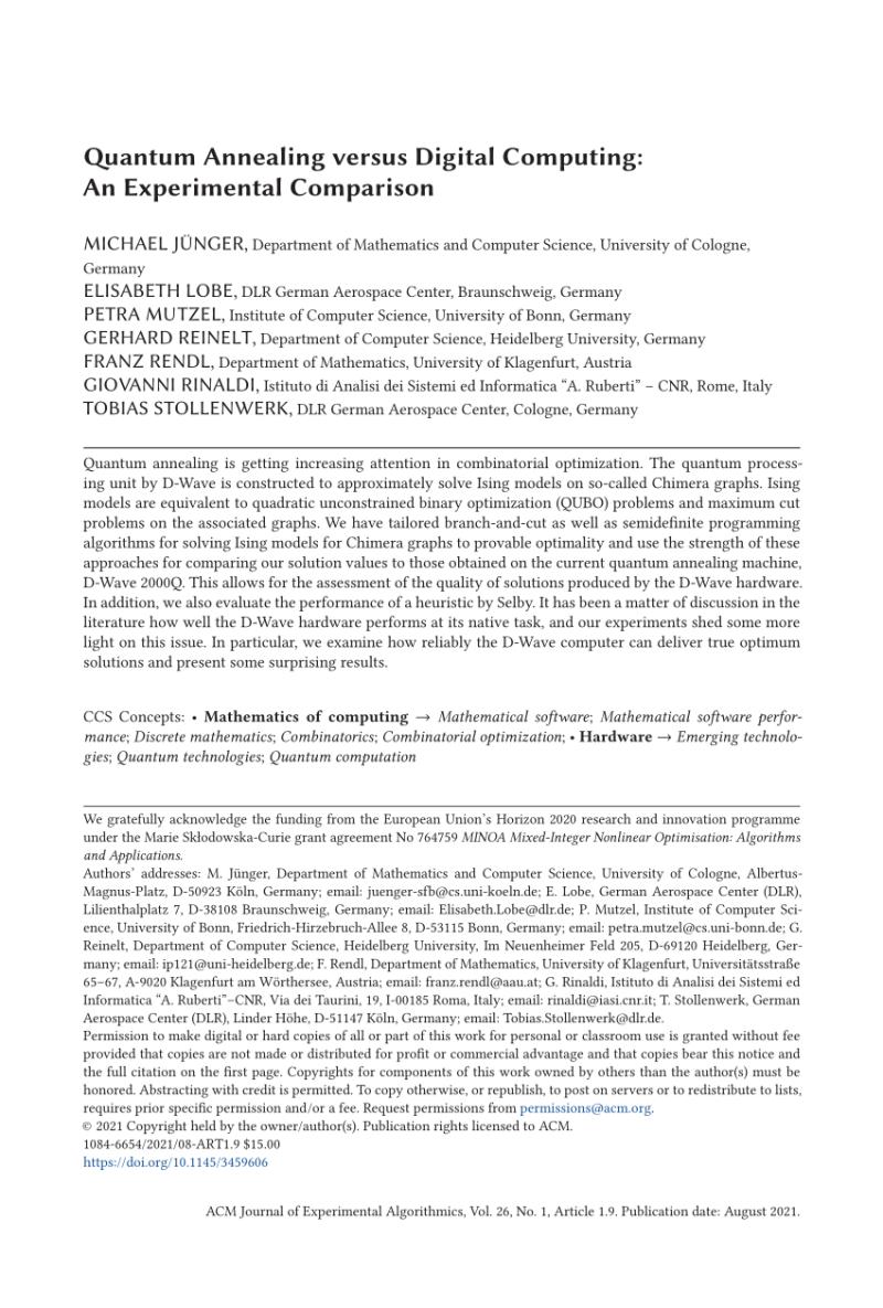 Corrado Grasso on LinkedIn: (PDF) Quantum Annealing versus Digital ... Corrado Grasso on LinkedIn: (PDF) Quantum Annealing versus Digital ...