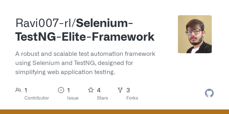 HARISH KUMAR GADE on LinkedIn: GitHub - Ravi007-rl/Selenium-TestNG ... HARISH KUMAR GADE on LinkedIn: GitHub - Ravi007-rl/Selenium-TestNG ...