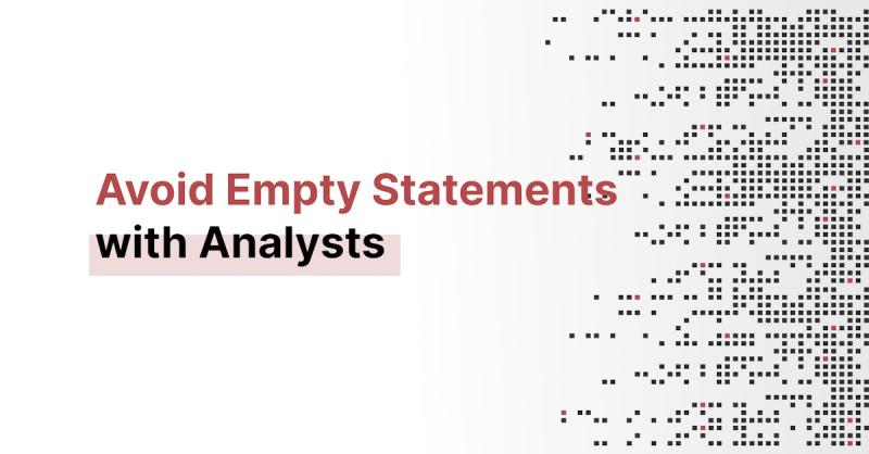 VOC Services on LinkedIn: Avoid Empty Statements with Analysts VOC Services on LinkedIn: Avoid Empty Statements with Analysts