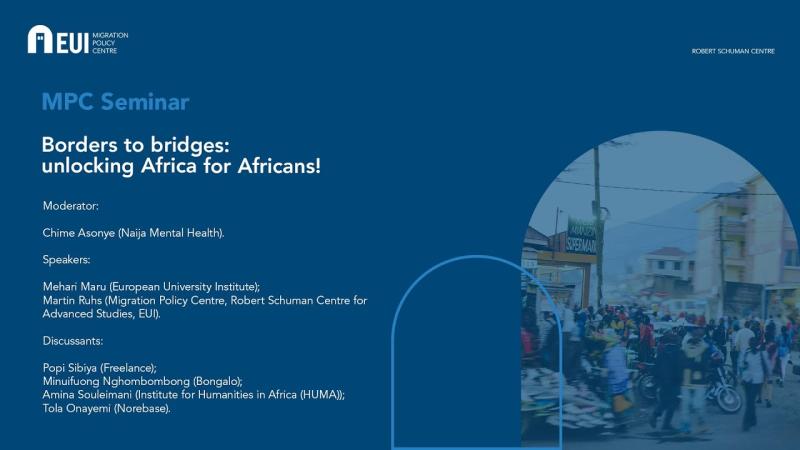 Borders to bridges: unlocking Africa for Africans! | Andrew Geddes Borders to bridges: unlocking Africa for Africans! | Andrew Geddes
