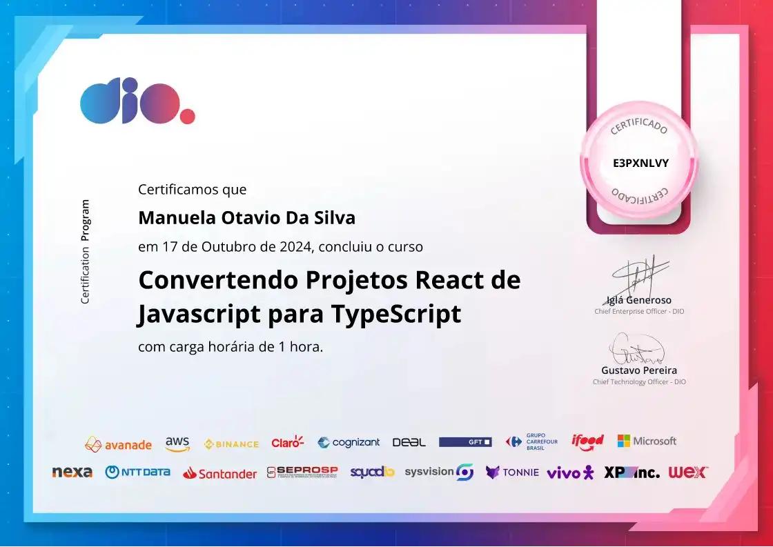 Manuela Otavio on LinkedIn: Convertendo Projetos React de Javascript ... Manuela Otavio on LinkedIn: Convertendo Projetos React de Javascript ...