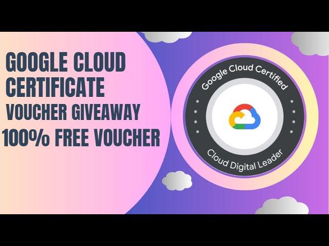 Google Cloud Certification Voucher Giveaway || 100% Free GCP Exam ... Google Cloud Certification Voucher Giveaway || 100% Free GCP Exam ...
