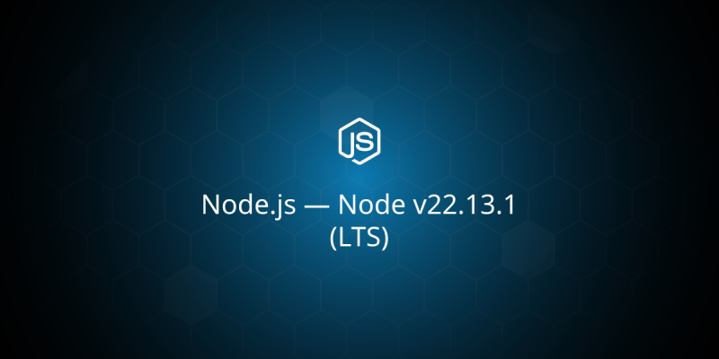 NODEJS.MD on LinkedIn: Node.js — Node v22.13.1 (LTS) NODEJS.MD on LinkedIn: Node.js — Node v22.13.1 (LTS)