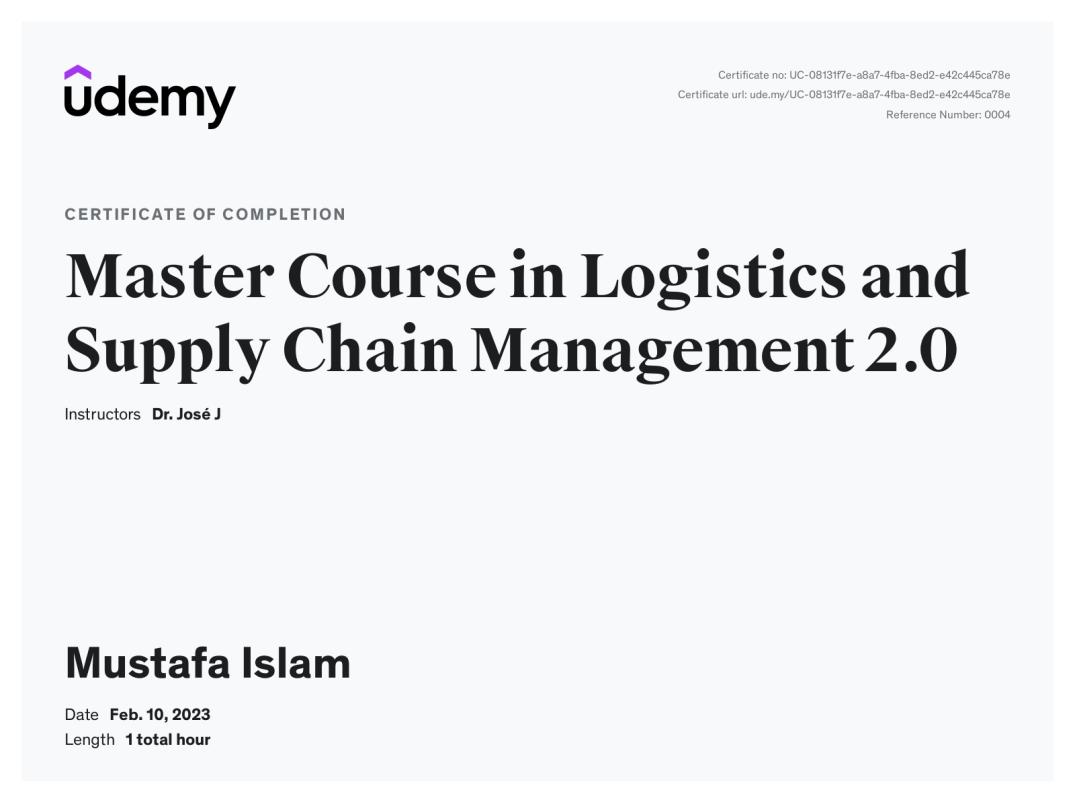 Mustafa Islam di LinkedIn: Udemy Course Completion Certificate Mustafa Islam di LinkedIn: Udemy Course Completion Certificate