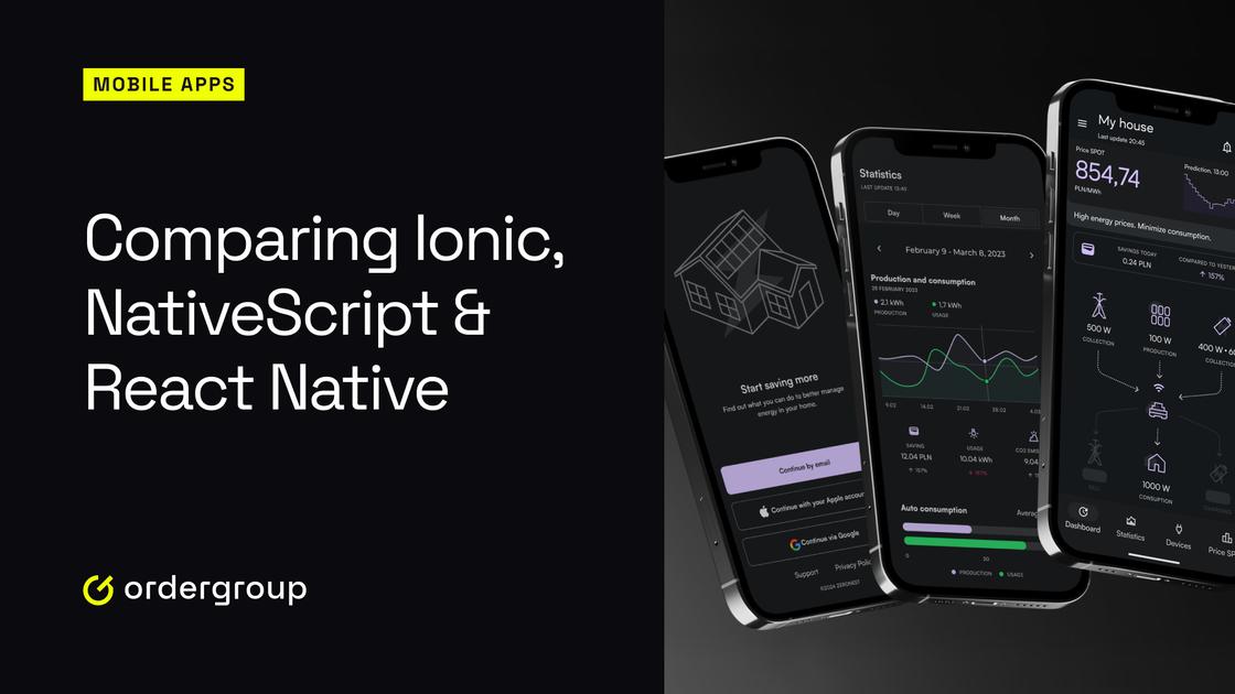 Order Group on LinkedIn: Comparing Ionic, NativeScript & React Native Order Group on LinkedIn: Comparing Ionic, NativeScript & React Native