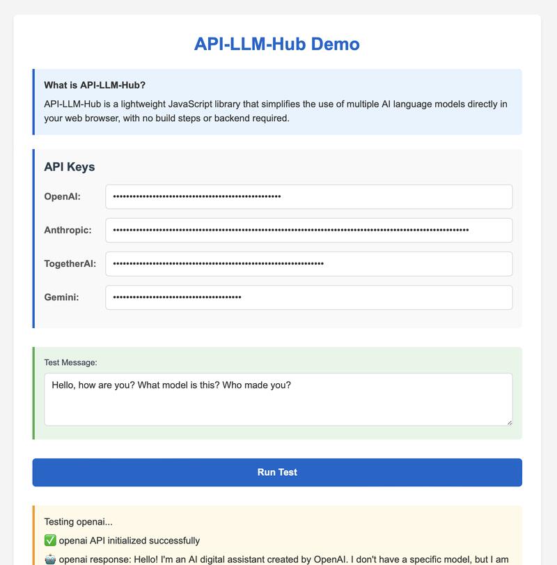 Aman Priyanshu on LinkedIn: API-LLM-Hub Demo: Simplify AI Integration ... Aman Priyanshu on LinkedIn: API-LLM-Hub Demo: Simplify AI Integration ...