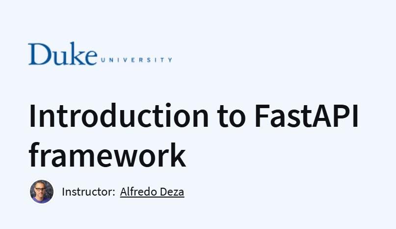 Introduction to FastAPI framework | Python Coding Introduction to FastAPI framework | Python Coding