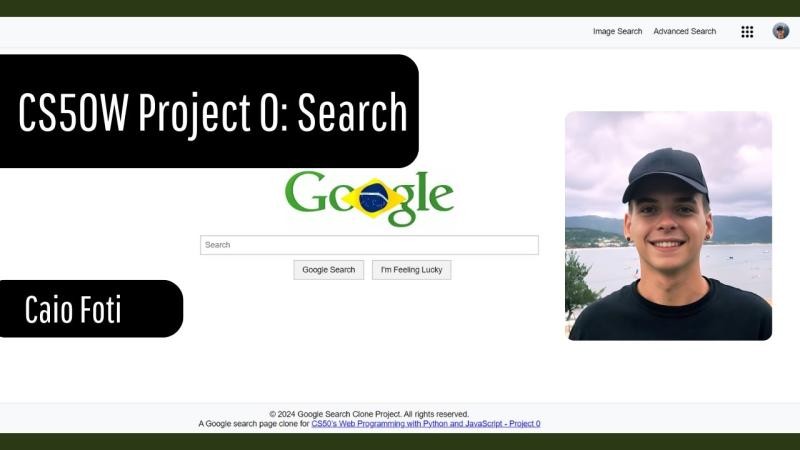 Caio Foti Pontes no LinkedIn: Project 0 Search: CS50’s Web Programming ... Caio Foti Pontes no LinkedIn: Project 0 Search: CS50’s Web Programming ...