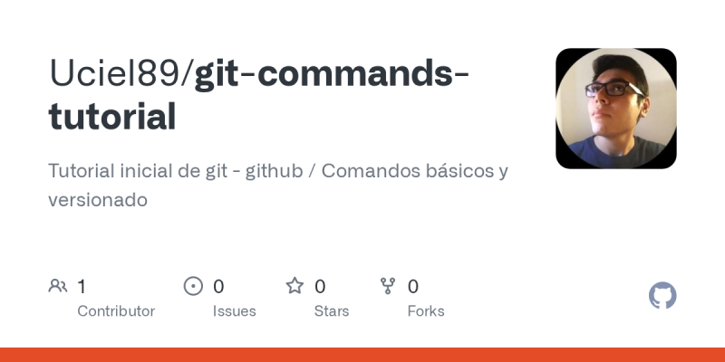GitHub - Uciel89/git-commands-tutorial: Tutorial inicial de git ... GitHub - Uciel89/git-commands-tutorial: Tutorial inicial de git ...