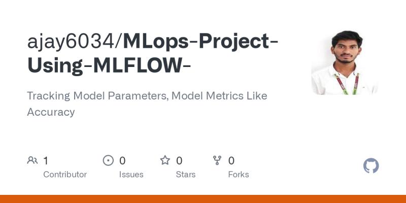 Ajay Kumar Jagu on LinkedIn: GitHub - ajay6034/MLops-Project-Using ... Ajay Kumar Jagu on LinkedIn: GitHub - ajay6034/MLops-Project-Using ...