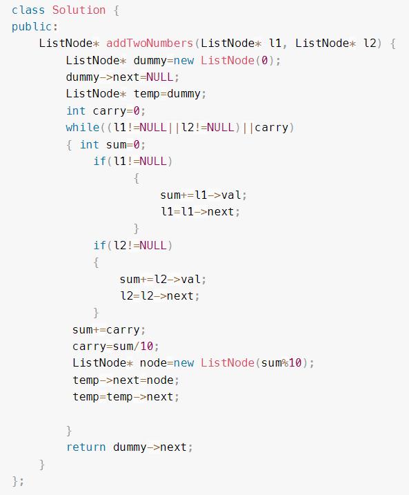 Siddhi Gupta on LinkedIn: Add two numbers i & ii (leetcode) Siddhi Gupta on LinkedIn: Add two numbers i & ii (leetcode)