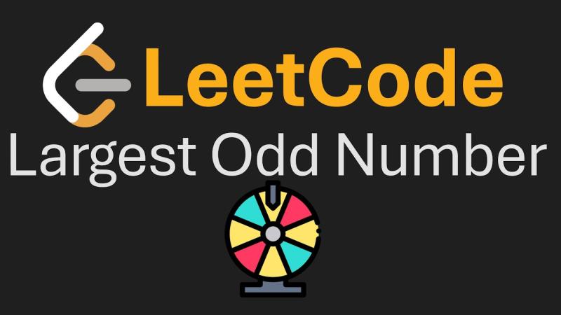 Leetcode çözümleri | Largest Odd Number in String | Soner Gönül Leetcode çözümleri | Largest Odd Number in String | Soner Gönül