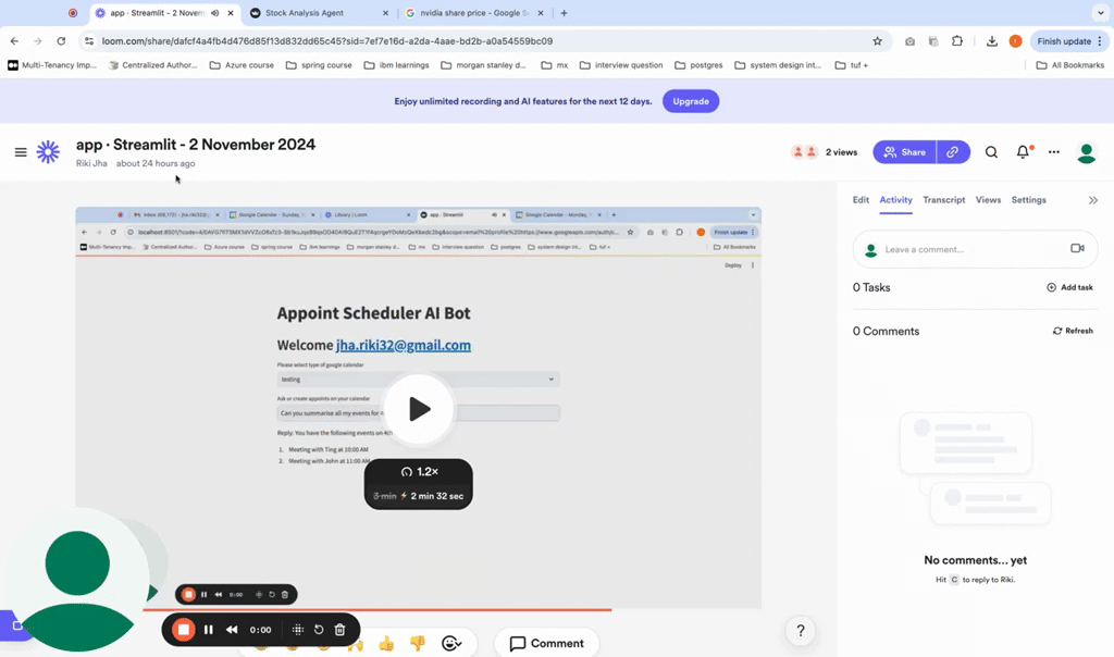 RIKI JHA on LinkedIn: Multi agent Stock Ai chat bot RIKI JHA on LinkedIn: Multi agent Stock Ai chat bot