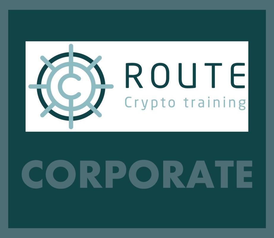 ROUTE Crypto Training on LinkedIn: ROUTE CRYPTO TRAINING CORPORATE ROUTE Crypto Training on LinkedIn: ROUTE CRYPTO TRAINING CORPORATE